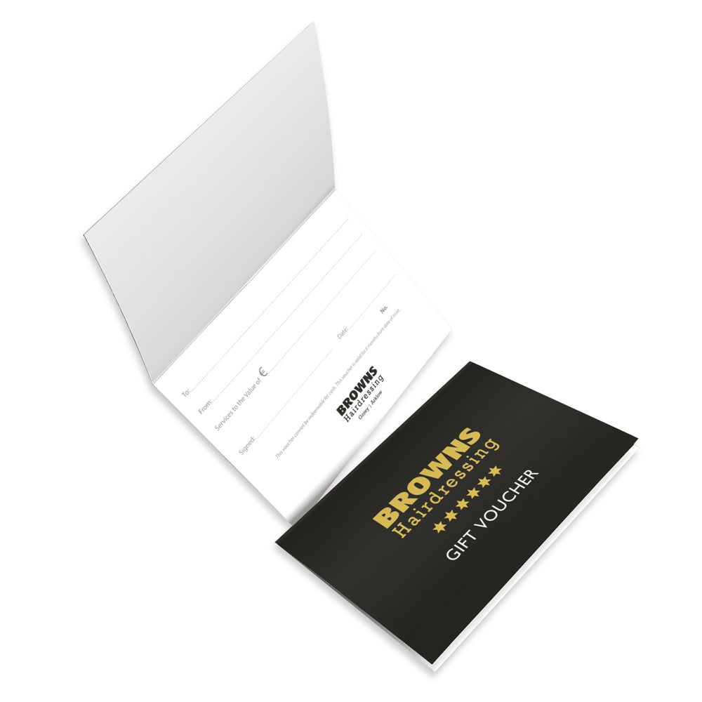 Gift Vouchers Printing – Blueprint Design & Print